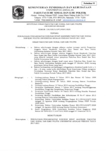 SK SENAT FISIP UNAND PERIODE 2017-2021 PERBAIKAN VI - Document Repository Universitas Andalas